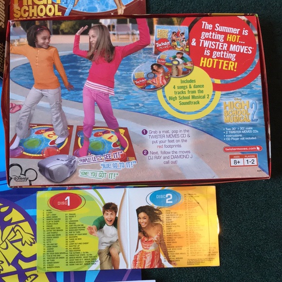 Disney | Toys | Twister Moves High School Musical 2 Game With Song And ...